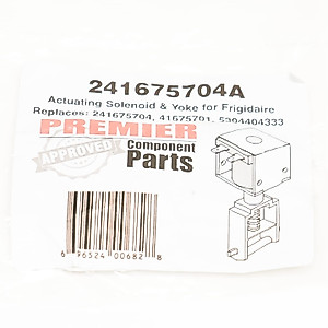 Premier Component Parts 241675704 for Electrolux Frigidaire Refrigerator Solenoid and Yoke