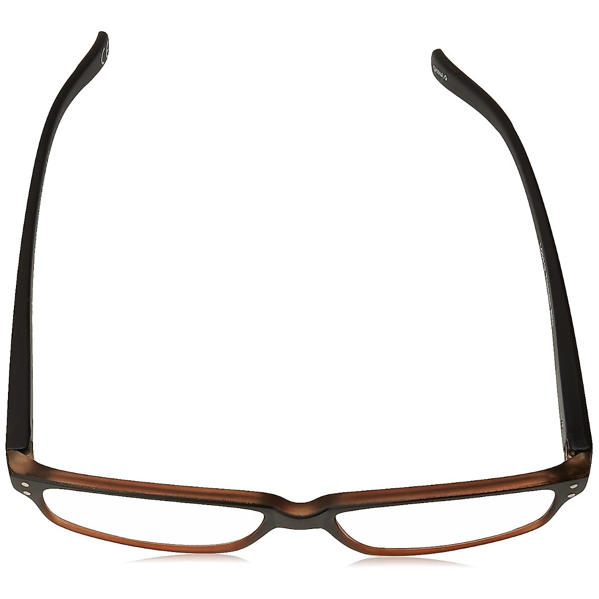 Foster Grant mens Thomson Glasses Reading Glasses, Brown/Transparent, 59 mm US