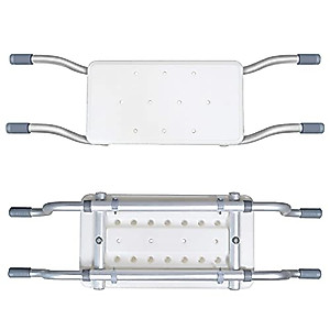 Bath Bench Seat Suspended,Heavy Duty Aluminum Alloy Bathtub Bathing Seat for Elderly, Disabled or Injured,Fits tub Having Width in The Range of 22.8"-34.6", 260 LBS Load