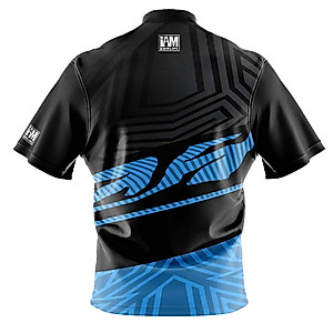 Logo Infusion Dye-Sublimated Bowling Jersey (Sash Collar) - I AM Bowling Fun Design 2012-IAB (Men's XL) Multicolored