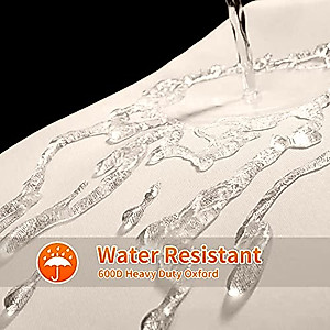 ZEJUN Outdoor Sofa Cover Waterproof, 600D Patio Couch Cover, 58" L x 28" D x 35" H, UV Resistant, Anti-fad, Dustproof Loveseat Sofa Cover for Patio Furniture, Porch loveseat, Lawn Bench Chairs