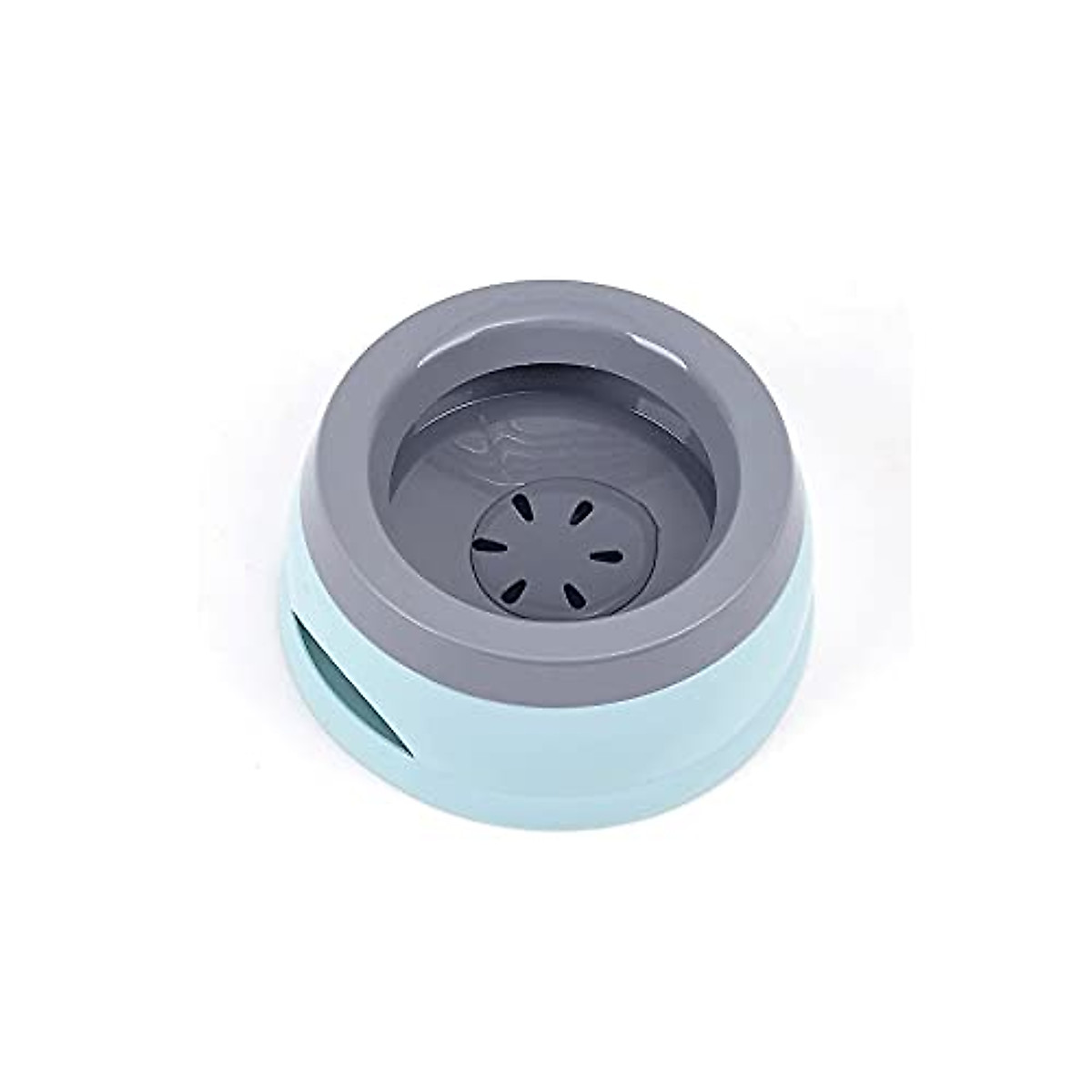 FUUIE Bowls for Food and Water Pet Car, Splash and Wet Mouth Floating Bowl Cat Dog Supplies Dog Bowl Drinking Bowl (Color : Blue)