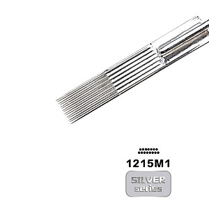 Dragonhawk Silver Series Tattoo Needles Assorted Liners and Shaders 50 Pcs Disposable & Sterilized Mixed Size Tattooing Needle Box YBZ