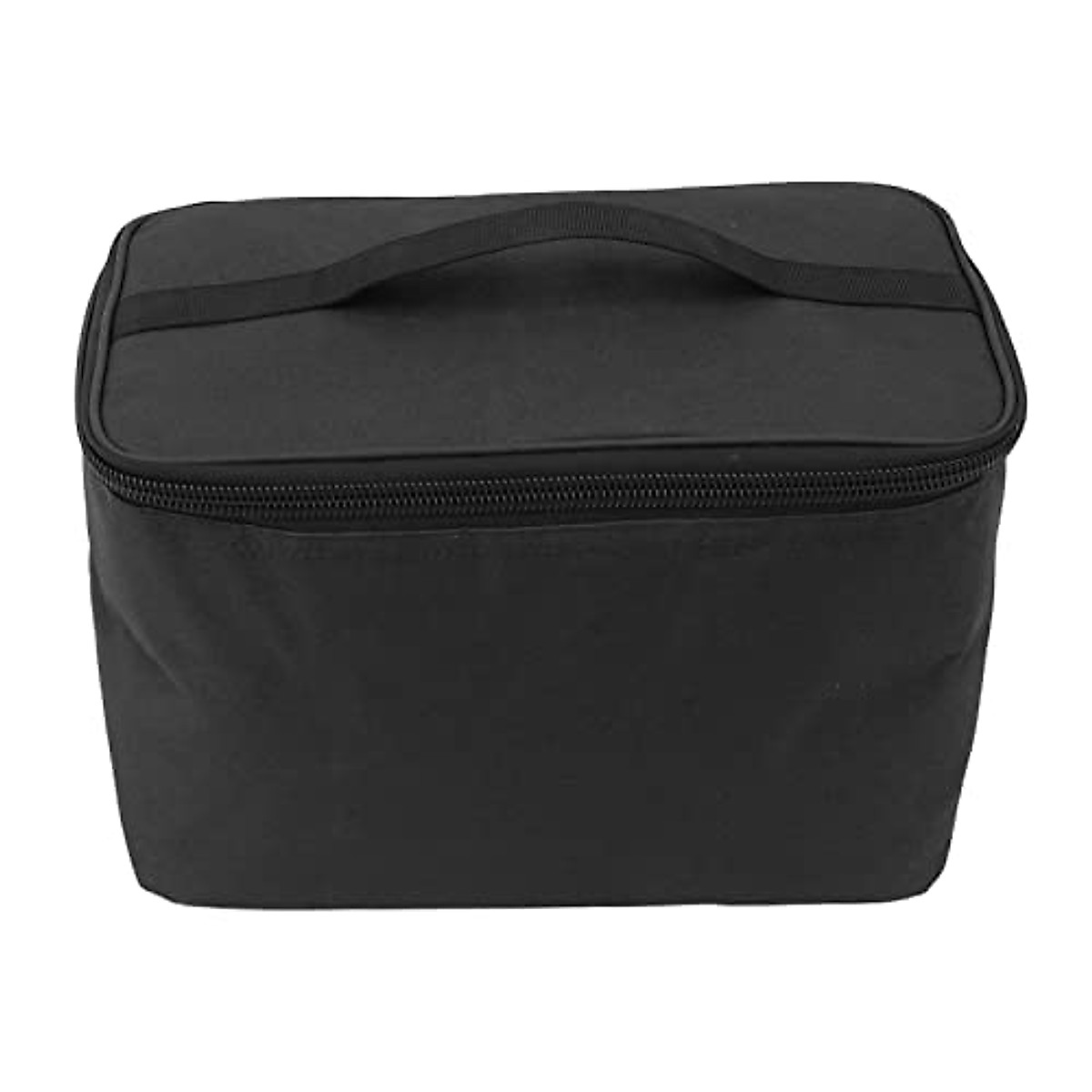 lihsong Storage Bag Insulated Grocery Bag Reusable Portable Shopping Cooler Food Transport Carrier Oxford Cloth 10L (Black)