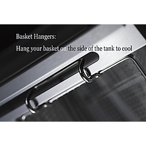 KITMA Commercial Deep Fryer Propane - 40lb Deep Fryer - Liquid Propane 3 Burners Floor Fryers with 2 Fryer Baskets, 90,000 BTU