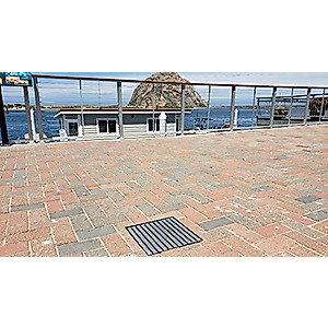 Vodaland - 16x16 Inch Catch Basin. PPE Plastic with 100% Stainless Steel - ADA/Heel Proof Grate and Sediment Basket Included.