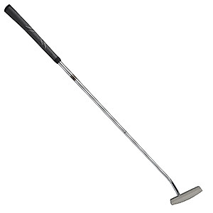 Bell H-360 Half-Offset CNC Milled Standard Blade Golf Putter + Winn Dri-Tac Dark Gray Jumbo Grip (Right, 36)