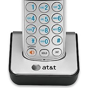 AT&T TL88002 Accessory Cordless Handset, Silver/Black, 2 Pack (Requires an AT&T TL88102 Expandable Phone System to Operate0