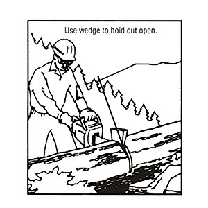 TIPU Felling Wedge for Safe Tree Cutting, 4 Pack: 8"(2-Pack)/5.5"(2-Pack), Tree Felling Wedge to Guide Trees Stabilize and Safely to Ground for Loggers and Fallers