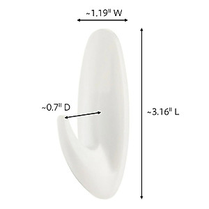 Command Medium Designer Hooks, 14 Hooks, 20 Strips