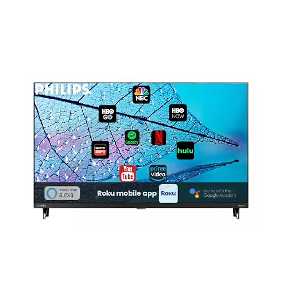 PHILIPS 32" Class HD (720P) 120PMR Mobile App | Compatible with Netflix Disney+ YouTube AppIe TV Alexa and Google Assistant 32PFL (Renewed)
