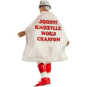Mattel WWE Johnny Knoxville Elite Collection Action Figure, Deluxe Articulation & Life-like Detail with Iconic Accessories, 6-inch