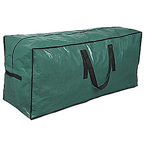 Primode Christmas Tree Storage Bag | Fits Up to 9 Ft. Tall Disassembled Tree I 65"x15"x30" Holiday Tree Storage Case | Protective Zippered Artificial Xmas Tree Bag (9ft, Green)