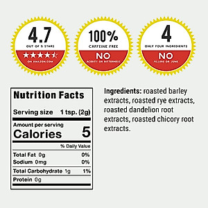 454 Cup Bag of Original Dandy Blend Instant Herbal Beverage with Dandelion, 32 oz. (2 pounds 908g) Bag