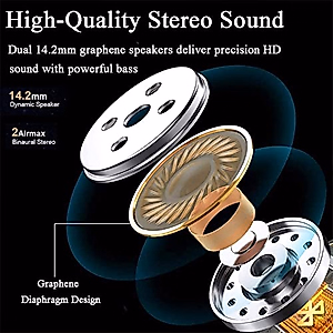 Acres Wireless Earbuds, [2023 Upgraded] Earphone Bluetooth 5.1 with Charging Case.Smart Noise Reduction for Clear Calls, Enhanced Deep Bass of Sports Headphones for Sport/Travel/Gym