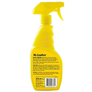 Mr. Leather Cleaner and Conditioner (16 oz) - Safe for All Leather & Vinyl - Hydrate and Shine with Water-Repellent Protection for Couches, Car Interior, Shoes, and Bags