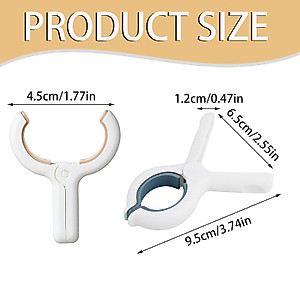 9 Pack Plastic Clothes Pins Colored, Heavy Duty Laundry Clips to Keep Your Quilt, Windproof Strong Grip Clothespins for Beach Towels, Blankets, Dry on Clothesline & Hanging Rack