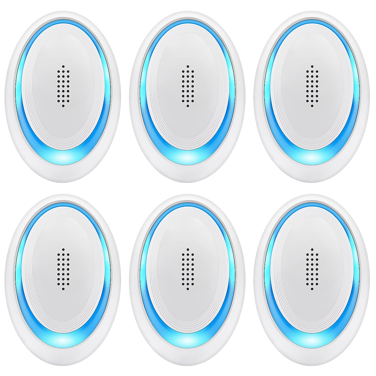Ultrasonic Pest Repeller,6 Pack Pest Repeller Indoor Plug in Pest Repellent for Insect,Roach,Mice,Spider,Ant,Bug,Mosquito