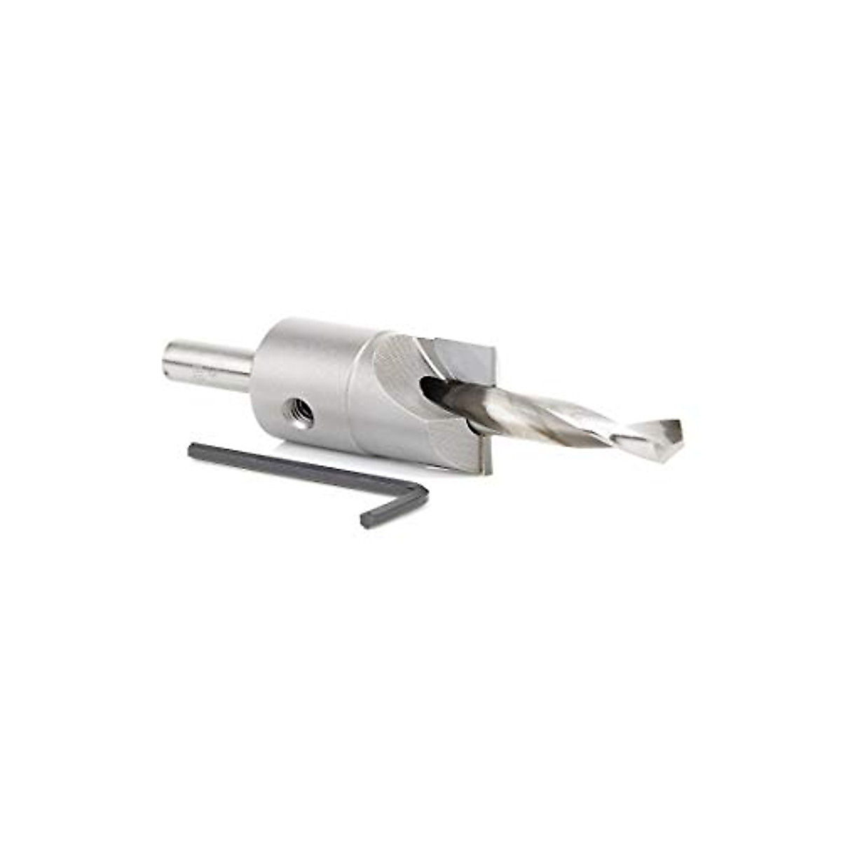 Amana Tool 55142 Carbide Tipped Shankless Counterbore with Slow Spiral #24 Screw 3/4 D x 3/8 Drill D x 3/8 Drill SHK