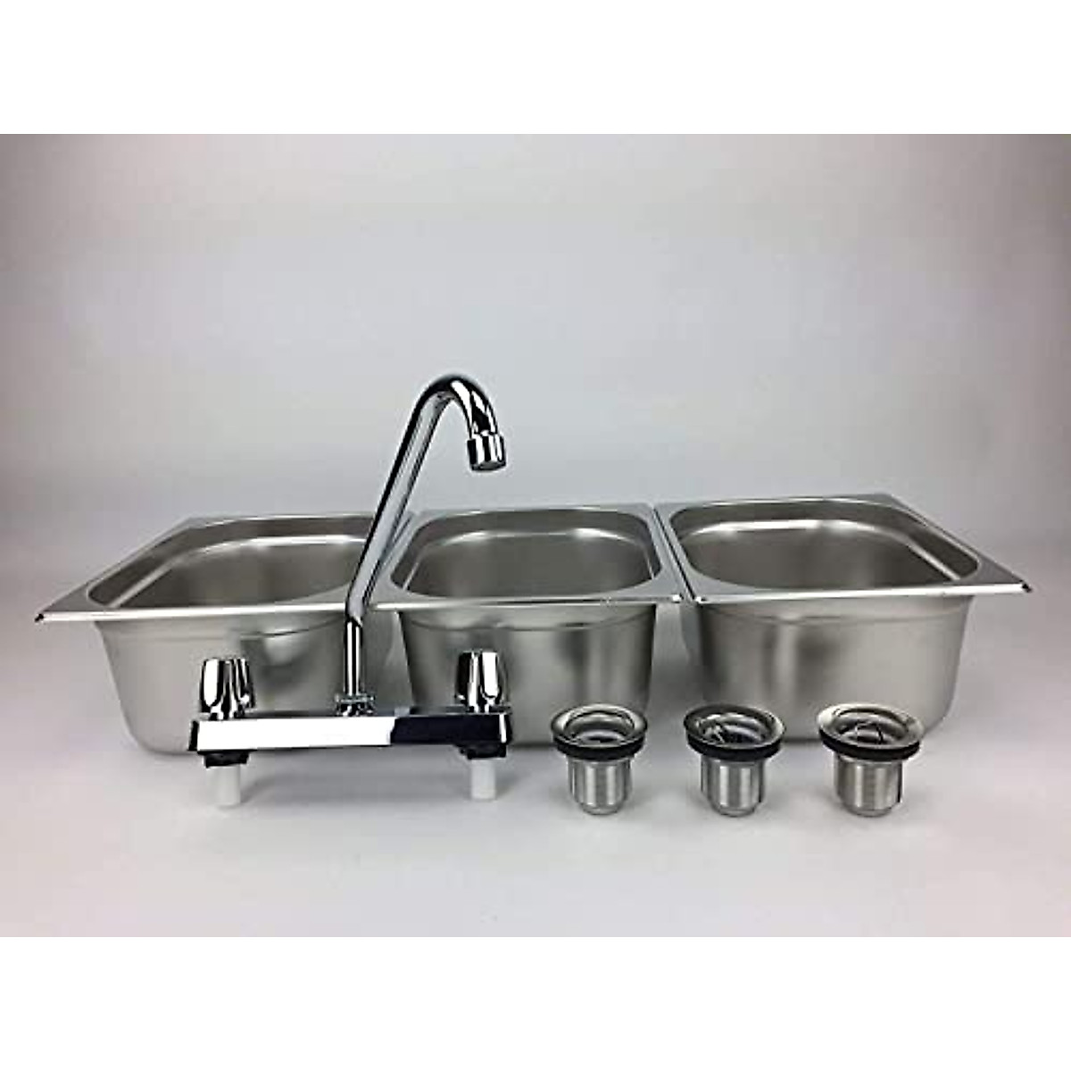 Concession Sink 3 Large Compartment Stand Food Truck Trailer