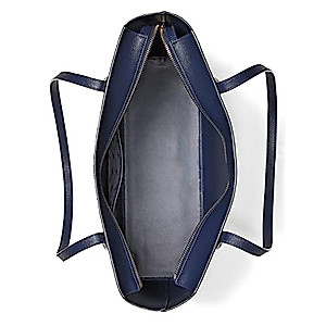 Kate Spade Cara Tea Garden Toss Large Top Zip Tote White Pink Floral Blue Multi