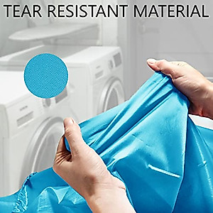 Laundry Bag with Cute Dog Face Pattern, Laundry Bags Extra Large Heavy Duty, Dog Canvas Laundry Bag with Strap, Dirty Laundry Travel Bag, Easy Fit a Laundry Hamper or Basket, Dog Lover Gifts…