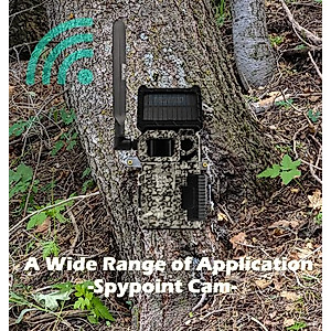 TECHTOO LTE Antenna 3G 4G Wide Band 5dbi 700-2600Mhz Omni Directional GSM WiFi Antenna with RP SMA Connector Compatible with Hotspot Router Spypoint Stealth Cam Tactacam Cuddeback Camera