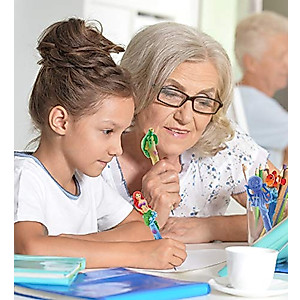 Planet Pens Bundle of Sea Turtle, Mermaid, Octopus, & Clown Fish Novelty Pens - Ballpoint Pens Colorful Sea Life Writing Pens Instrument For School and Office - 4 Pack