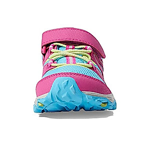 Merrell Trail Quest Hiking Shoe, Berry/Lime/Turquoise, 2 US Unisex Big Kid