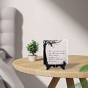 Memorial Gifts for Loss of Mother Father Husband Sympathy Gift Red Cardinal Memorial Plaques in Loving Memory of Loved Ones Remembrance Gifts Condolence Gifts Bereavement Gifts Sorry for Your Loss