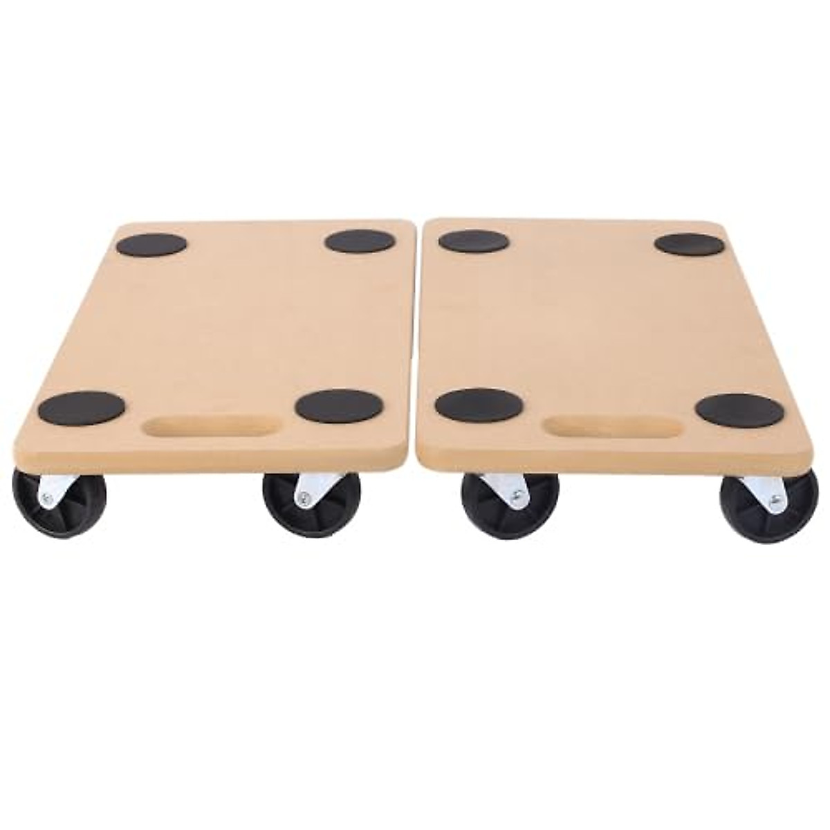 ZenithX Furniture Moving Dolly, Heavy Duty Wood Rolling Mover with Wheels for Piano Couch Fridge Heavy Items, Securely Holds 500 Lbs (2pcs 22.8"" x11.2"" Platform), YYUE-240412-10