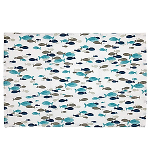 Wrapables® 100% Cotton Kitchen Dish Towels (Set of 3), Fish