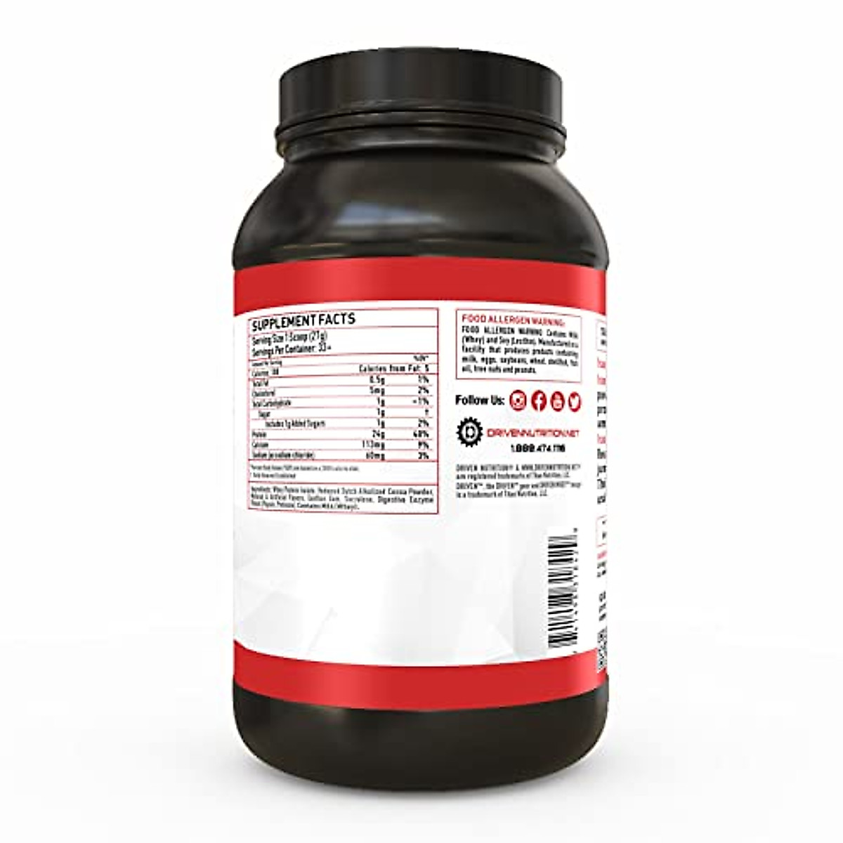 Driven Nutrition ISODRIVE Premium Whey Isolate (Chocolate Milkshake)