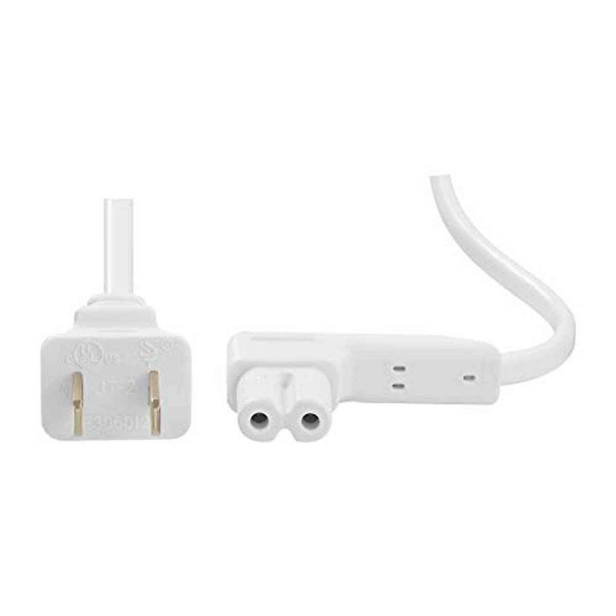 Vebner 19.5in Power Cord Compatible with Sonos One, Sonos One SL, Sonos Play-1 Speakers - Power Plug Cable (Short, White)