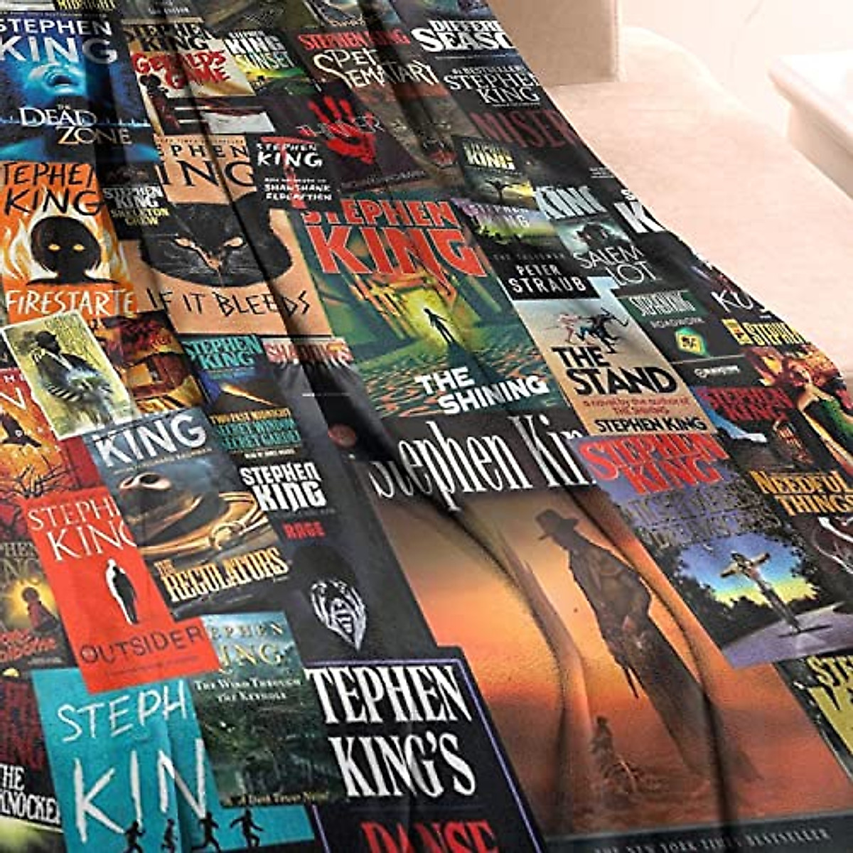 Books Blanket Fleece Throw Blanket,Soft Warmer Flannel Blanket,Double-Layer Printed Blanket for Couch, Bedding,Sofa,Living Room and Camping 50"X40"