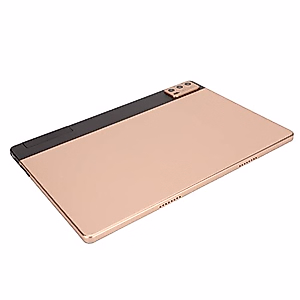 MAVIS LAVEN 10.1in Tablet, Golden 8GB RAM 256GB ROM 1920x1200 Portable Tablet for Reading (US Plug)