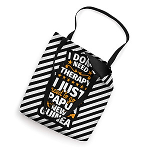 Papua New Guinea Gifts Funny Saying Gift striped / with bla Tote Bag