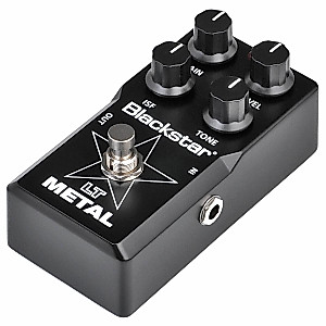 Blackstar LT Metal Distortion Electric Guitar Effects Compact Stompbox Pedal (LT-Metal), Black (310418)