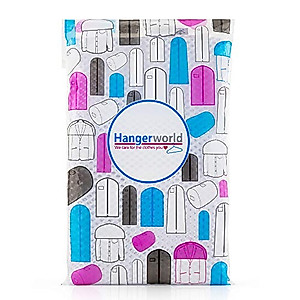 HANGERWORLD Professional Mesh Net Wash Laundry Bag with Zipper - For Socks Delicates and Baby Clothes - White, 24in x 17.5in