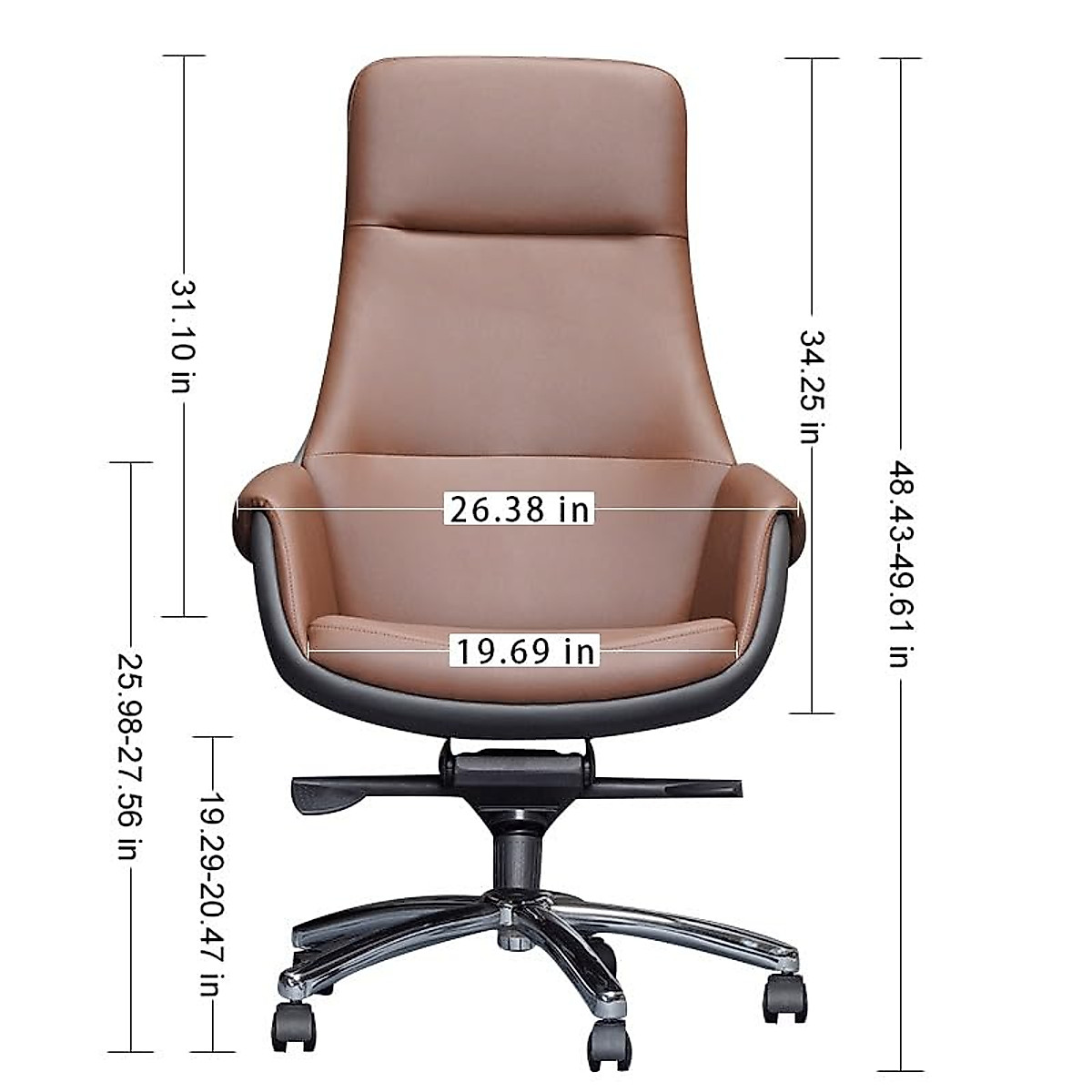 IRDFWH Office Chair High Back Office Desk Chair Executive Swivel Office Chair with Swivel Base Computer Chair Gaming Chair