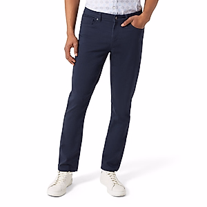 DKNY Mens Pants - Slim Fit Business Casual Pants for Men | Ultra Soft Mens Chino Stretch Work Pant | Everyday Casual Slacks Navy