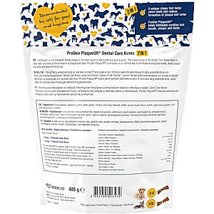 ProDen PlaqueOff 3 Flavor Dental Bone Dog Treat Bundle: Chicken & Pumpkin, Turkey & Cranberry, and Bacon, 17 Ounces Each