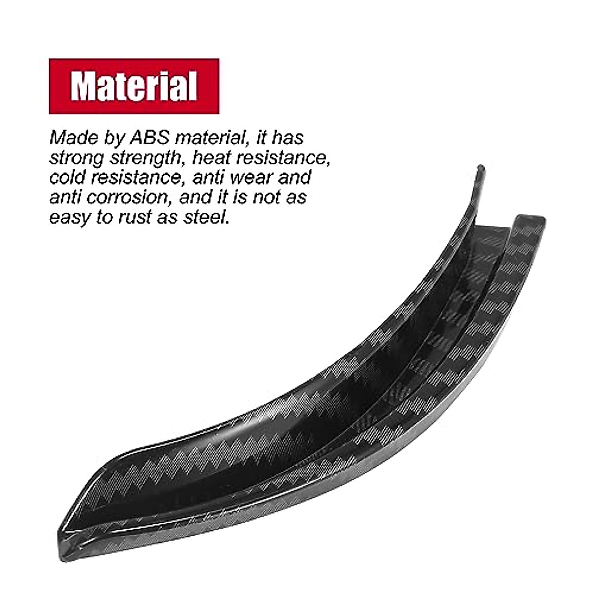 X AUTOHAUX Pair ABS Car Roof Hardtop Water Rain Gutter Extension Rain Drip Rail Slot Diverter Exterior Accessories Deflector for Jeep Wrangler JL 2018-2021 Black