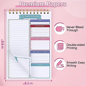 To Do List Notepad 6.5''x9.8''