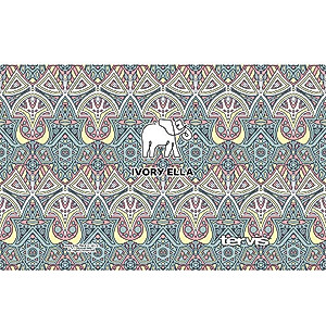 Tervis Triple Walled Ivory Ella Insulated Tumbler Cup Keeps Drinks Cold & Hot, 20oz - Stainless Steel, Mosaic Print