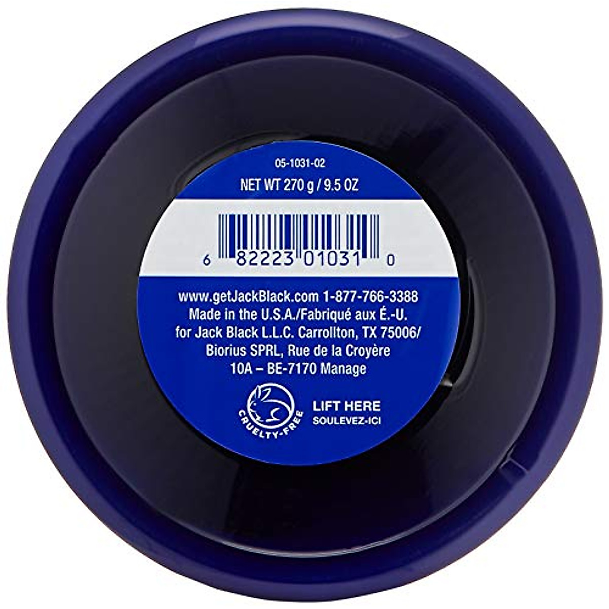 Jack Black - Supreme Cream Triple Cushion Shave Lather - PureScience Formula, Macadamia Nut Oil and Soy, Luxurious Shaving Cream, Hydrates Skin, Reduced Razor Burn- 9.5 oz.