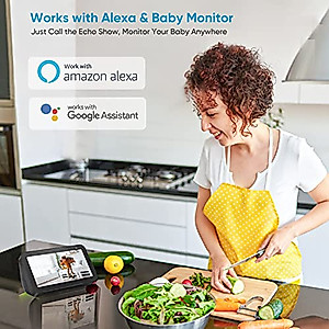 litokam Little elf Indoor Security Camera, 1080P Baby Monitor Camera with Phone App, WiFi IP Camera with Night Vision, 2-Way Audio, Motion Detection, Pet Cat Dog Cam - Compatible with Alexa, 2 Pack