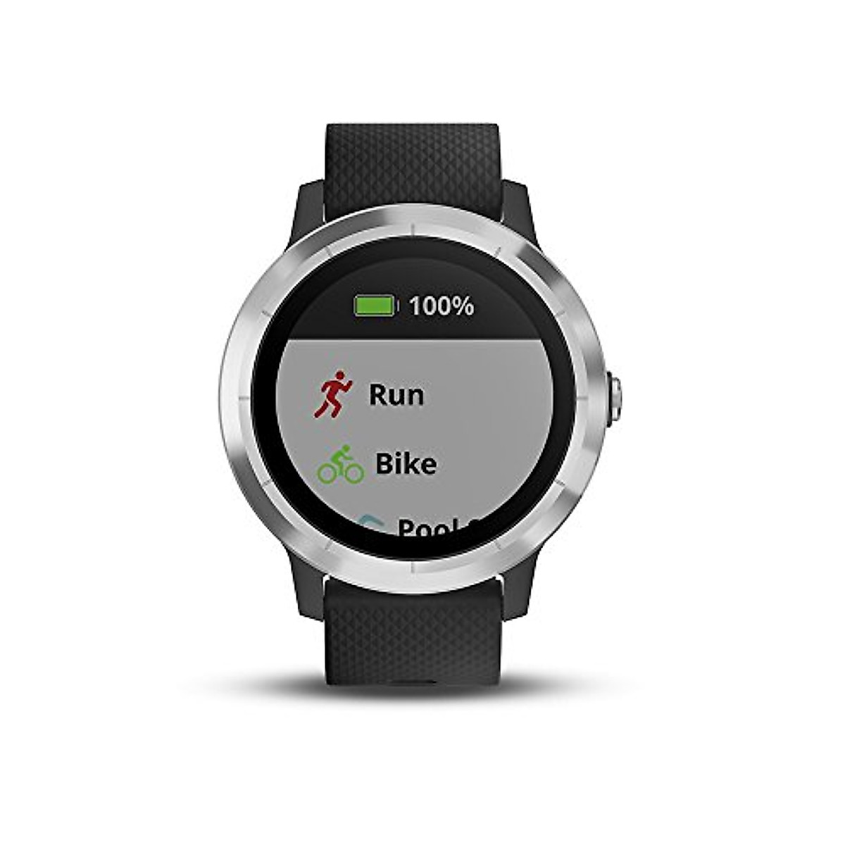Garmin Vivoactive 3 GPS Smartwatch with Built-in Sports Apps - Black/Silver (Renewed)