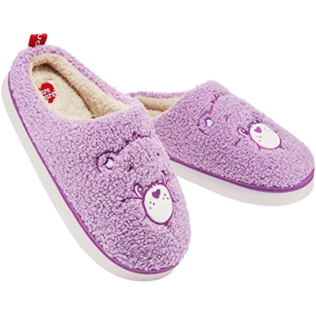 YUNGPRIME Care Bears House Slippers Cozy Slip on Fluffy Scuff Shoes for women and men