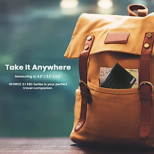 Fantom Drives FD 2TB Portable Hard Drive - USB 3.2 Gen 2 Type-C - 10Gbps - Aluminum - Black - Compatible with Mac/PC/PS4/Xbox (GF3BMC2000U)